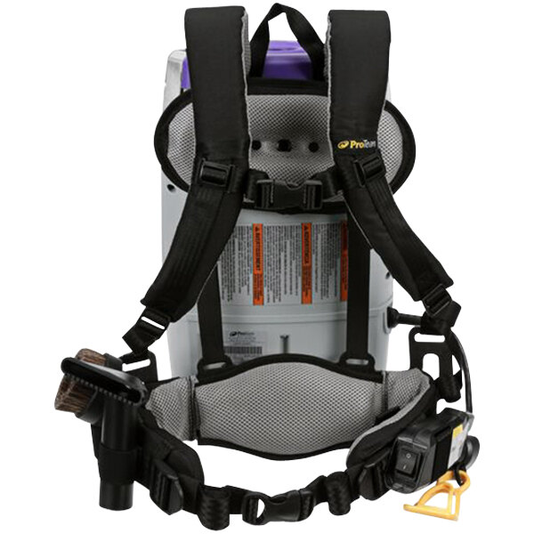 ProTeam 107309 Super Coach Pro 6 Qt. Backpack Vacuum with 101829 Hard ...