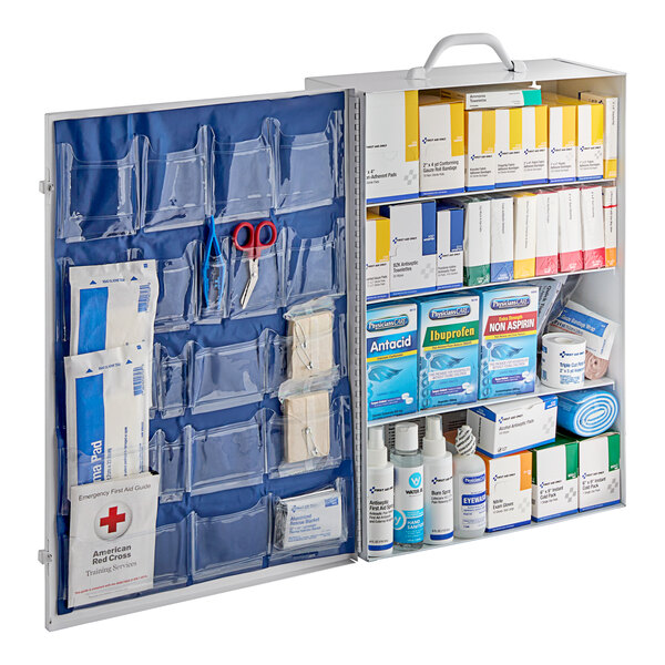 First Aid Only 91341 150-Person 4-Shelf Class B First Aid Cabinet