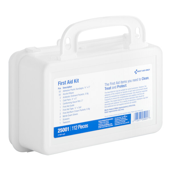 First Aid Only 25001-005 25-Person First Aid Kit with Plastic Case