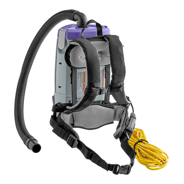 ProTeam 107343 Super Coach Pro 6 Qt. Backpack Vacuum with 106820 15 ...