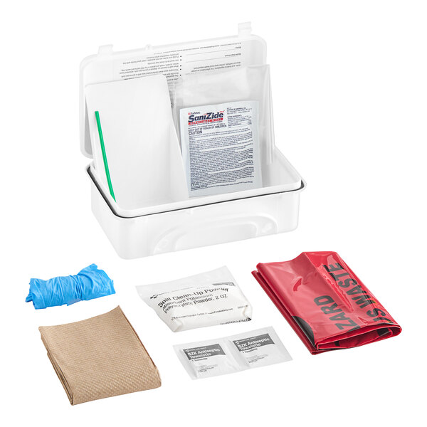 First Aid Only 6021 20-Piece Bloodborne Pathogen (BBP) Spill Clean-Up ...