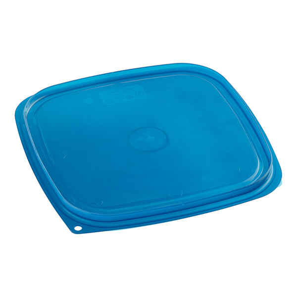 Cambro CamSquares® FreshPro 12, 18, and 22 Qt. Blue Square ...