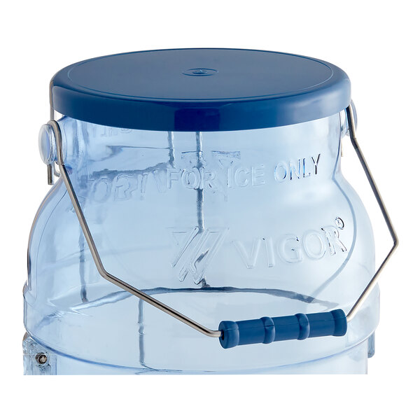 Vigor 6 Gallon Blue Ice Tote Lid