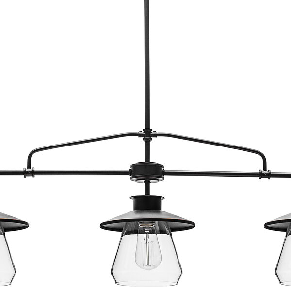 Globe Industrial 3-Light Oil-Rubbed Bronze Pendant Light - 120V, 60W
