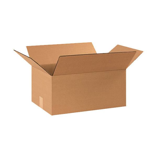 Lavex Industrial 24" x 18" x 12" Kraft Heavy-Duty Corrugated RSC ...