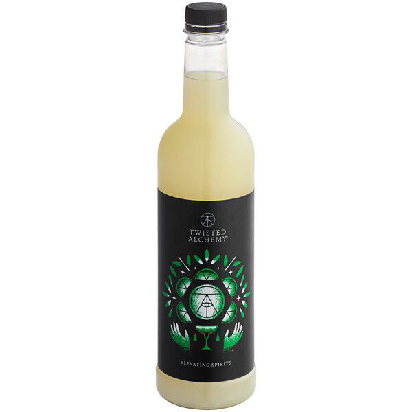 Twisted Alchemy Cold-Pressed Lime Sour Craft Mixer 25 oz. - 6/Case