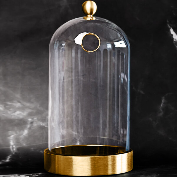 Flavour Blaster 5 1/8" x 9 7/16" Large Glass Cloche