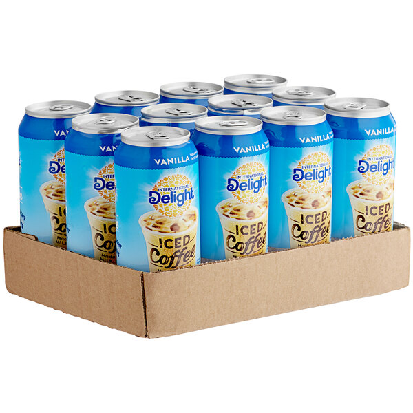 International Delight Vanilla Iced Coffee Cans (12/Case)