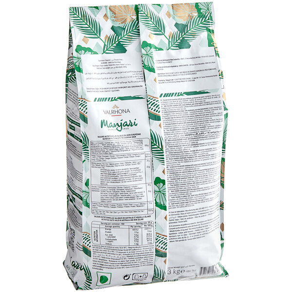 Valrhona Manjari 64% Dark Chocolate Feve 6.6 lb.