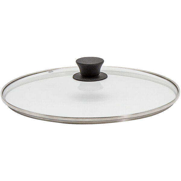EcoBurner Small Round Glass Lid with Attached Handle for EcoServe Round ...