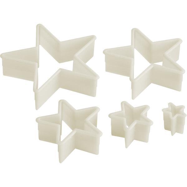 Mercer Culinary 5-Piece Nylon Star Cutter Set M35505