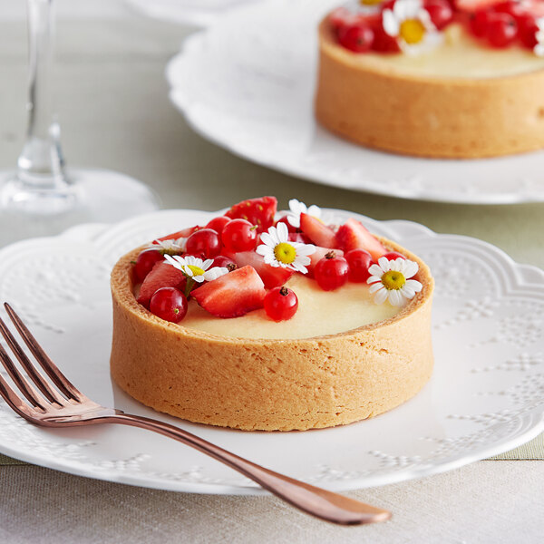 La Rose Noire Round Vanilla Tart Shell