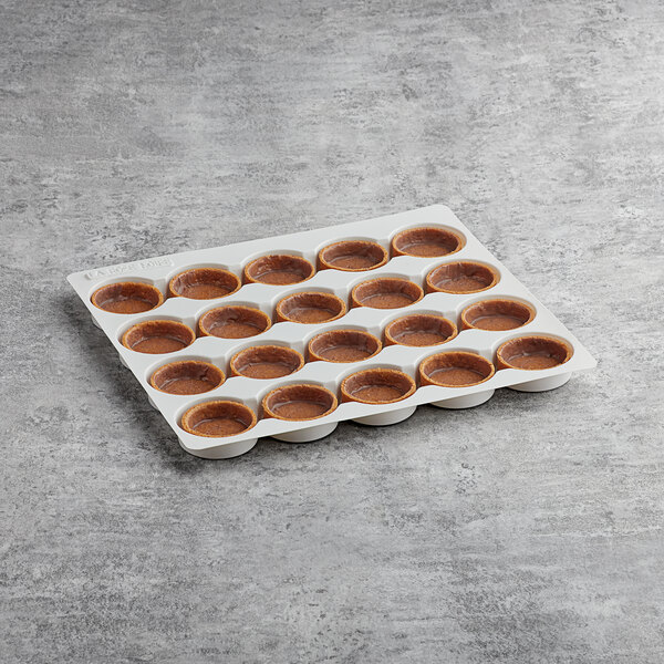 La Rose Noire 2 1/4" Medium Round Graham Cracker Tart Shell - 100/Case