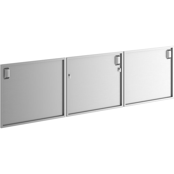 Regency Sliding Door Set for 96" Long Base Tables with Adjustable Midshelf