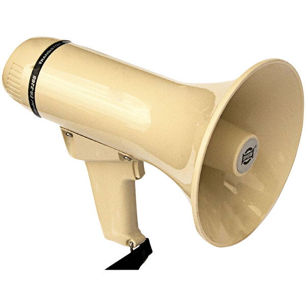 Kemp USA 6W Battery-Operated Megaphone 10-431 - 1/16 Mi. Range