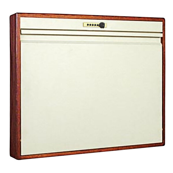 Omnimed Elite 30" x 4" x 25" Cherry Wood Manual Close Combination Lock ...