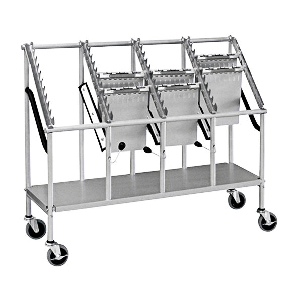 Omnimed Versa Rack 4-Tier Wheeled Chart Carrier 263840