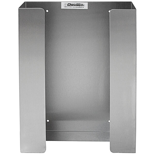 Omnimed Stainless Steel 3-Box Disposable Glove Dispenser with Open Frame