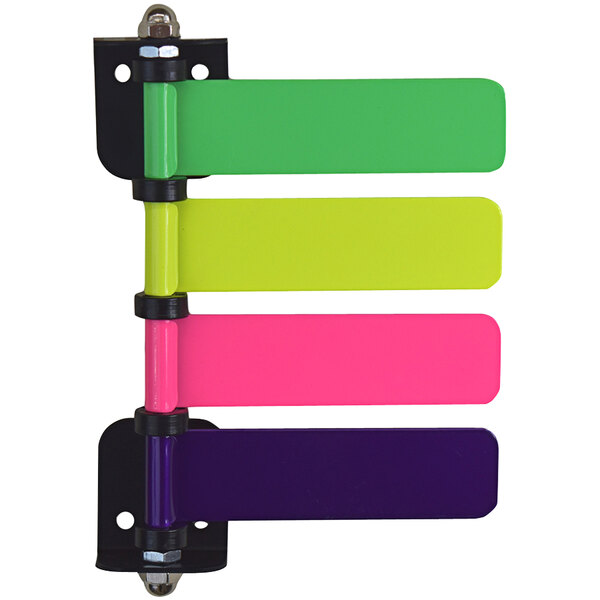 Omnimed 291884 4" Exam Room Status & Signal Neon 4-Flag System