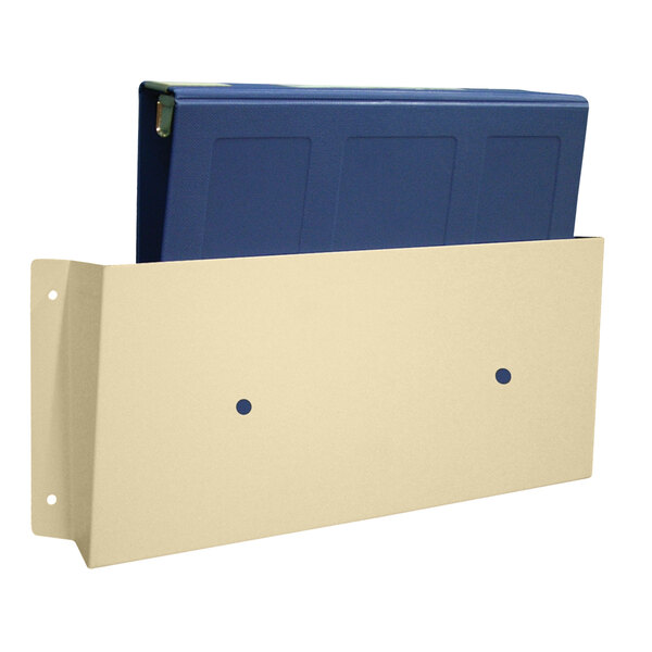 Omnimed 17" x 9 3/4" Beige Aluminum 1-Pocket Wall File
