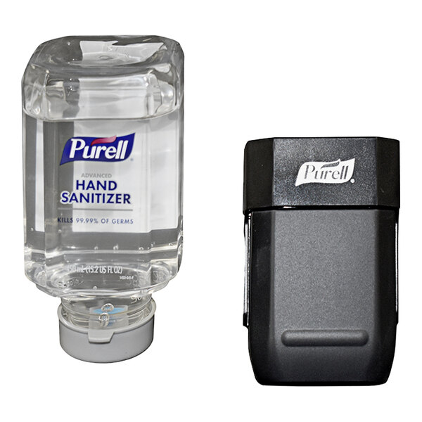 Omnimed 350324 1200 mL Graphite Manual Hand Sanitizer Dispenser