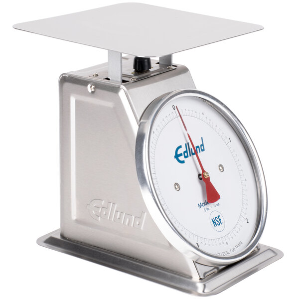 Edlund HD-5DP Heavy-Duty 5 lb. Portion Scale with 8 1/2" x 8 1/2 ...