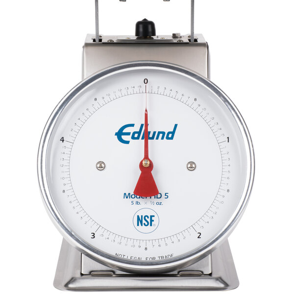Edlund HD-5DP Heavy-Duty 5 lb. Portion Scale with 8 1/2" x 8 1/2 ...