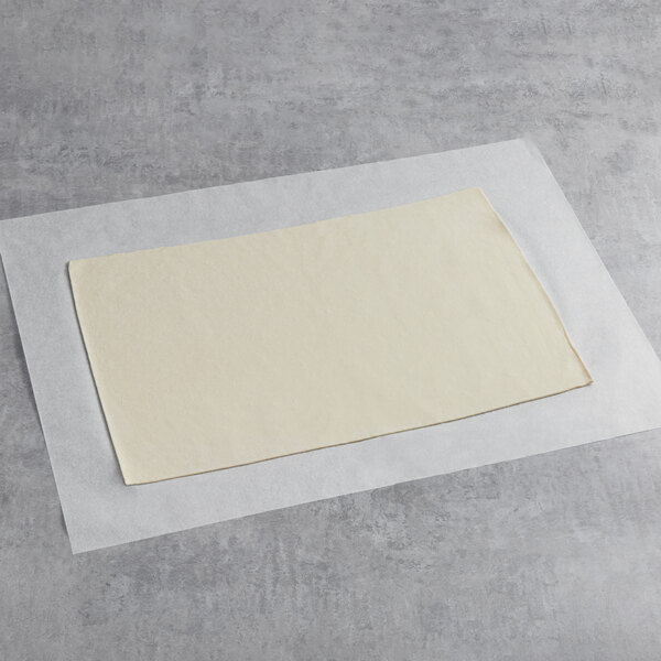 LeCoq Cuisine 16 1/2" x 12 1/2" Puff Pastry Dough Sheet - 16/Case