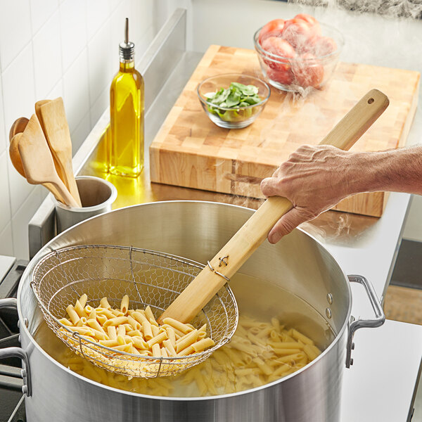 Emperor's Select 12" Coarse Skimmer with Bamboo Handle