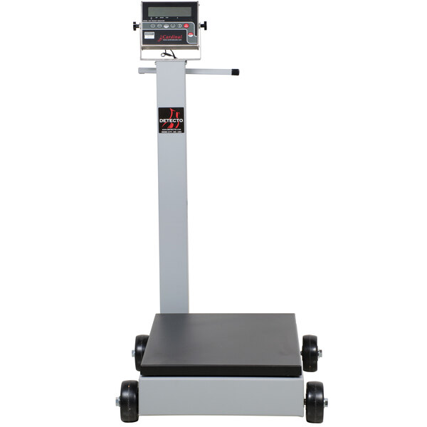 Cardinal Detecto 8852F-185 1000 lb. Portable Digital Floor Scale with ...