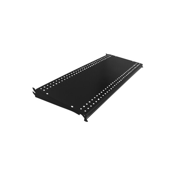 48" x 14" Black Pegboard Gondola Merchandiser Shelf
