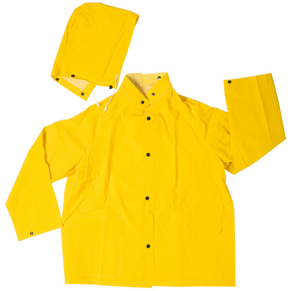 Cordova Yellow 2 Piece Rain Jacket - Large