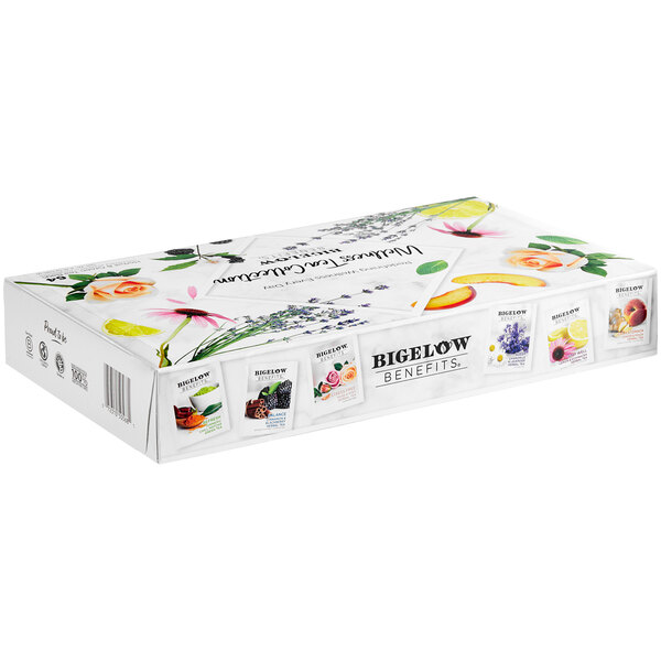 Bigelow Benefits Wellness Tea Bag Variety Tray Pack - 64/Box