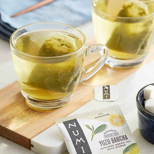 Numi Organic Yuzu Bancha Tea Bags - 16/Box