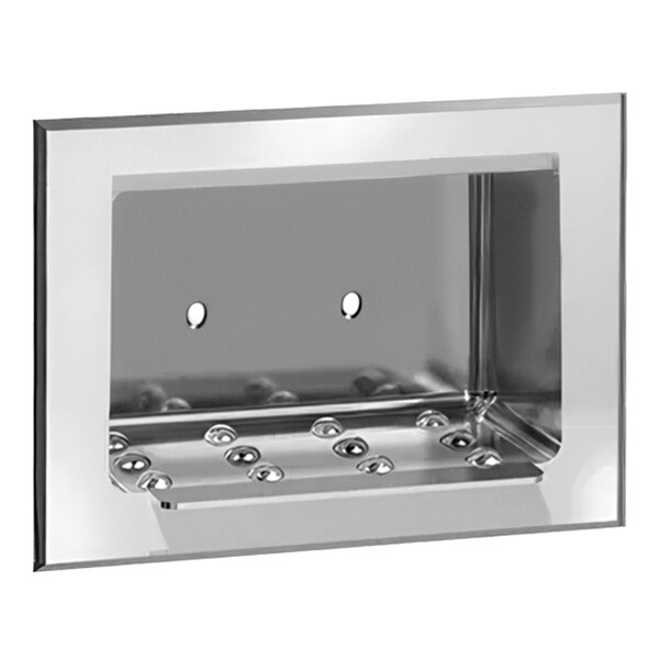 American Specialties, Inc. Stainless Steel Recessed Soap Dish with ...