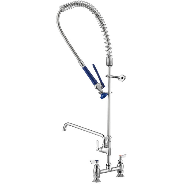 Waterloo 1.15 GPM Deck-Mounted Pre-Rinse Faucet with 8" Centers and 14 ...