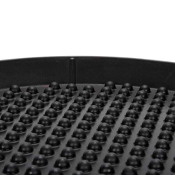 HS Inc. HS1034 18" Charcoal Polypropylene Pizza Pleezer Pizza Tray - 12 ...