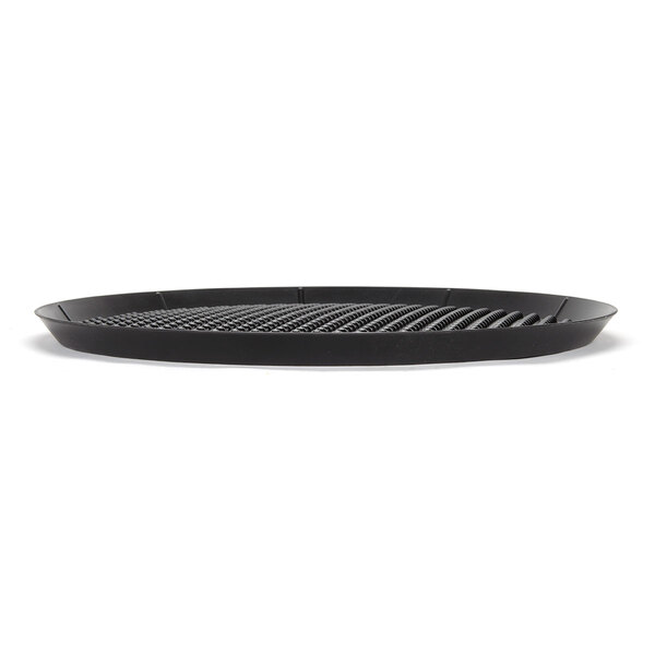 HS Inc. HS1034 18" Charcoal Polypropylene Pizza Pleezer Pizza Tray - 12 ...