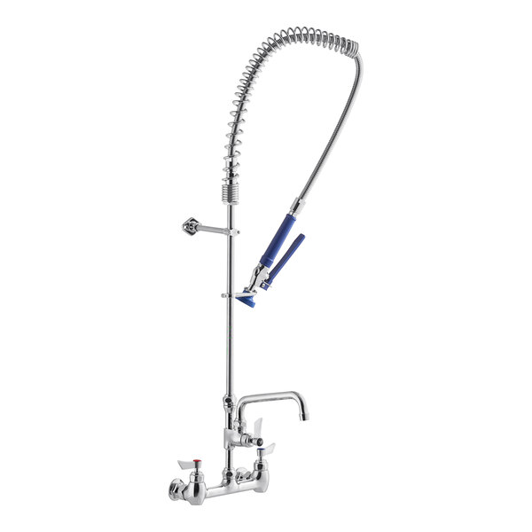 Waterloo 1.15 GPM Wall-Mounted Pre-Rinse Faucet with 8" Centers and 8 ...