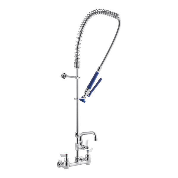 Waterloo 1.15 GPM Wall-Mounted Pre-Rinse Faucet with 8" Centers and 6 ...