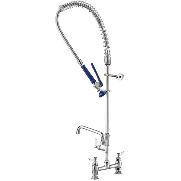 Waterloo 1.15 GPM Deck-Mounted Pre-Rinse Faucet with 8" Centers and 8 ...
