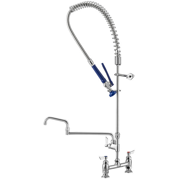Waterloo 1.15 GPM Deck-Mounted Pre-Rinse Faucet with 8" Centers and 18 ...