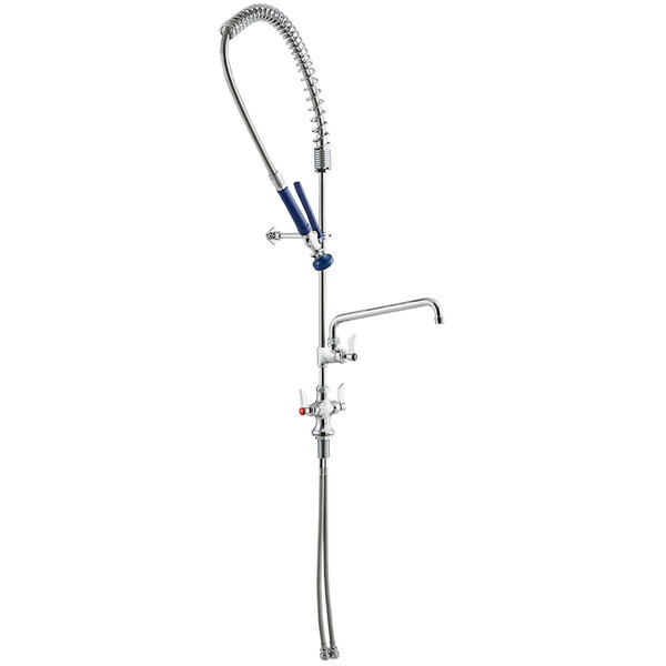 Waterloo 1.15 GPM Deck-Mounted Pre-Rinse Faucet with Single Base and 14 ...