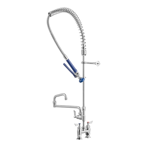 Waterloo 1.15 GPM Deck-Mounted Pre-Rinse Faucet with 4" Centers and 18 ...