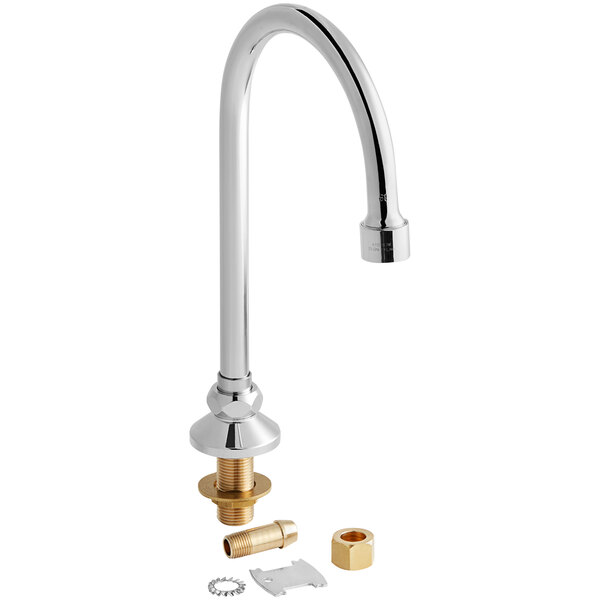 T&S B-0520-VF05 5 3/4" Gooseneck Nozzle with Vandal-Resistant 0.5 GPM ...