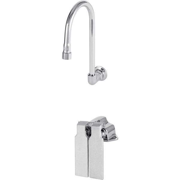 T&S B-0509-537KVL15 Ledge Mounted Double Pedal Valve and Rigid ...