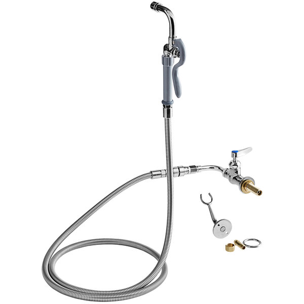T&S B-0305-PF96H-CR Deck Mount Pot / Kettle Filler with Single Lever ...