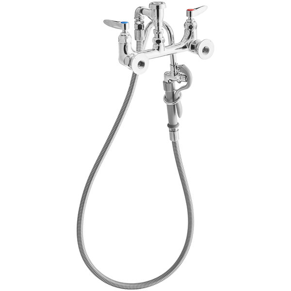 T&S B-0610-60H Wall Mount Pot / Kettle Filler with Dual Lever Handles ...