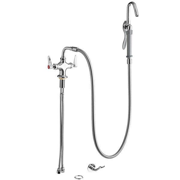 T&S B-0300-PFCR-LVB Deck Mount Pot / Kettle Filler with Dual Lever ...