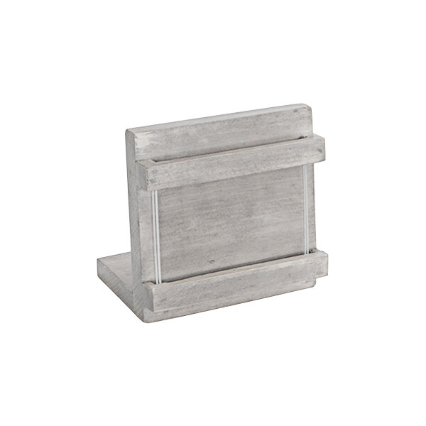 Cal-Mil Aspen 4 1/4" x 2 3/4" x 3 3/4" Gray Pine Displayette with ...